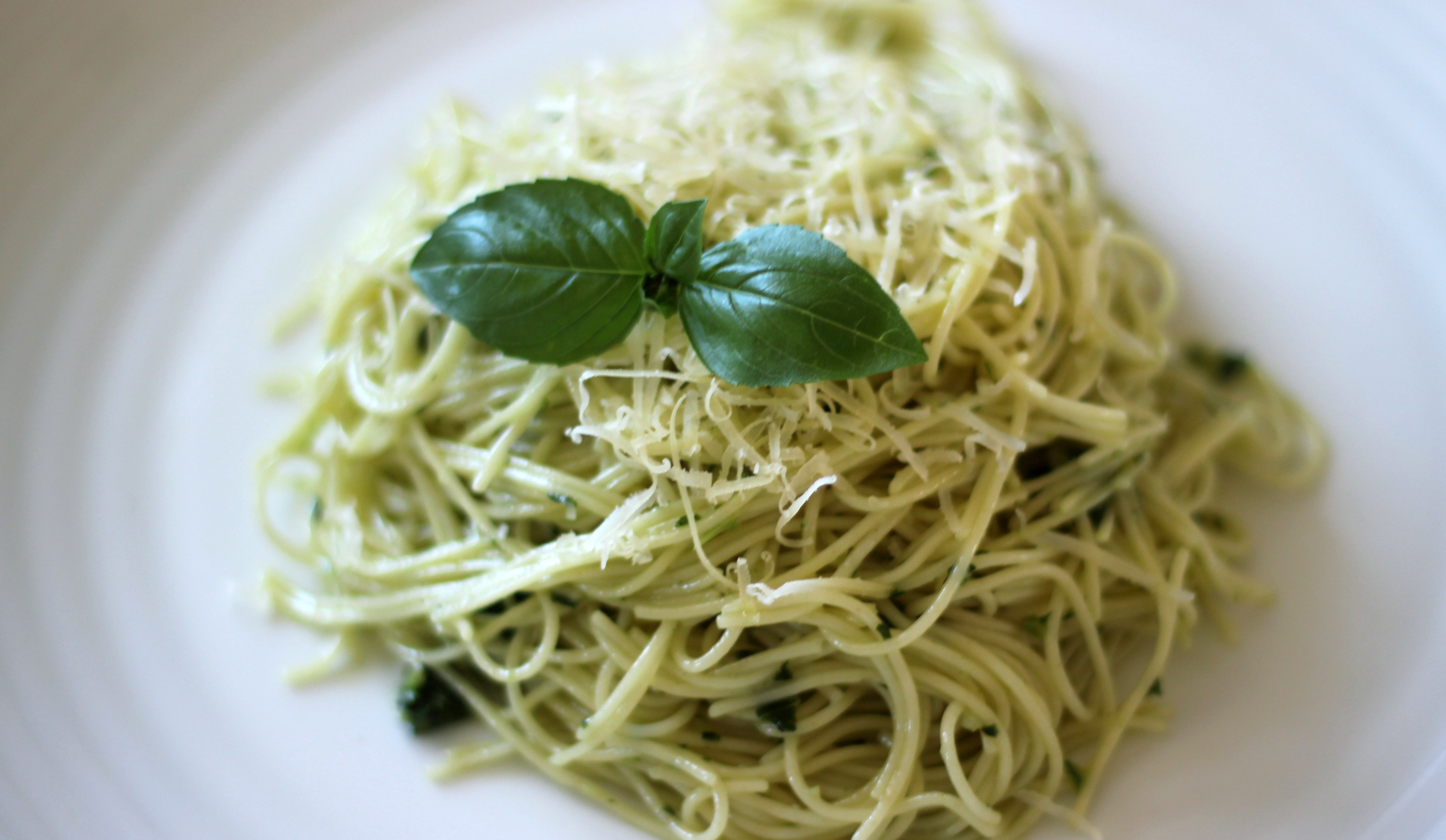 Basil Pesto Pasta - Recipes by Carina